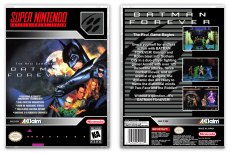 Batman Forever - SNES Video Game Case
