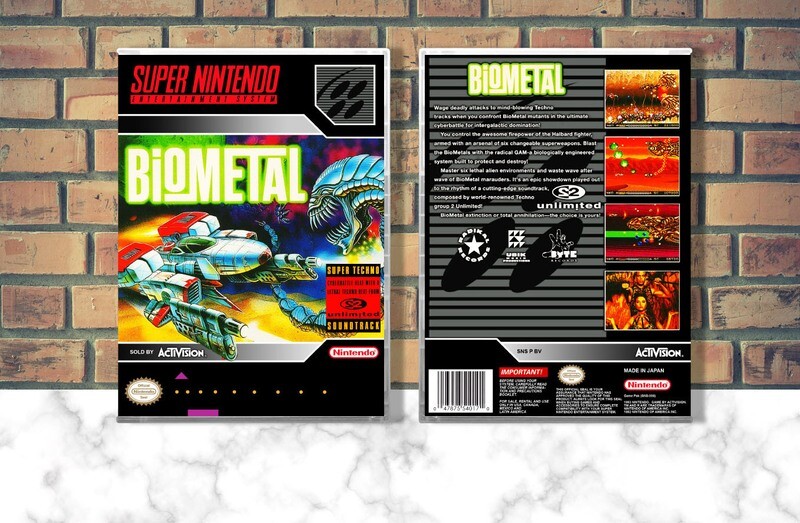 Biometal - SNES Video Game Case