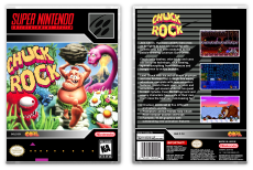 Chuck Rock - SNES Video Game Case