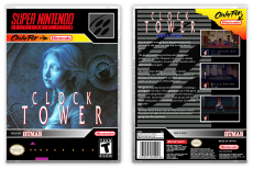 Clock Tower - SNES Video Game Case