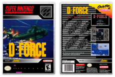 D-Force - SNES Video Game Case