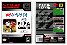 FIFA International Soccer - SNES Video Game Case