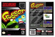 Frogger - SNES Video Game Case