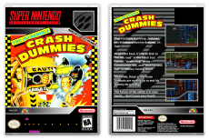 Incredible Crash Dummies, The - SNES Video Game Case