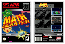 Math Blaster: Episode 1 - SNES Video Game Case