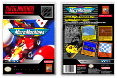 Micro Machines - SNES Video Game Case