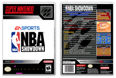 NBA Showdown 94 - SNES Video Game Case