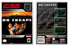No Escape - SNES Video Game Case