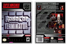 Robocop versus The Terminator - SNES Video Game Case