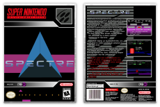 Spectre - SNES Video Game Case