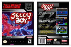 Jelly Boy - SNES Video Game Case