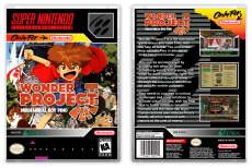 Wonder Project J: Mechanical Boy Pino - SNES Video Game Case