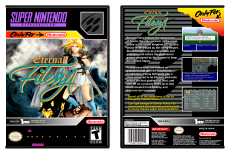 Eternal Filena (Repro Spine) - SNES Video Game Case