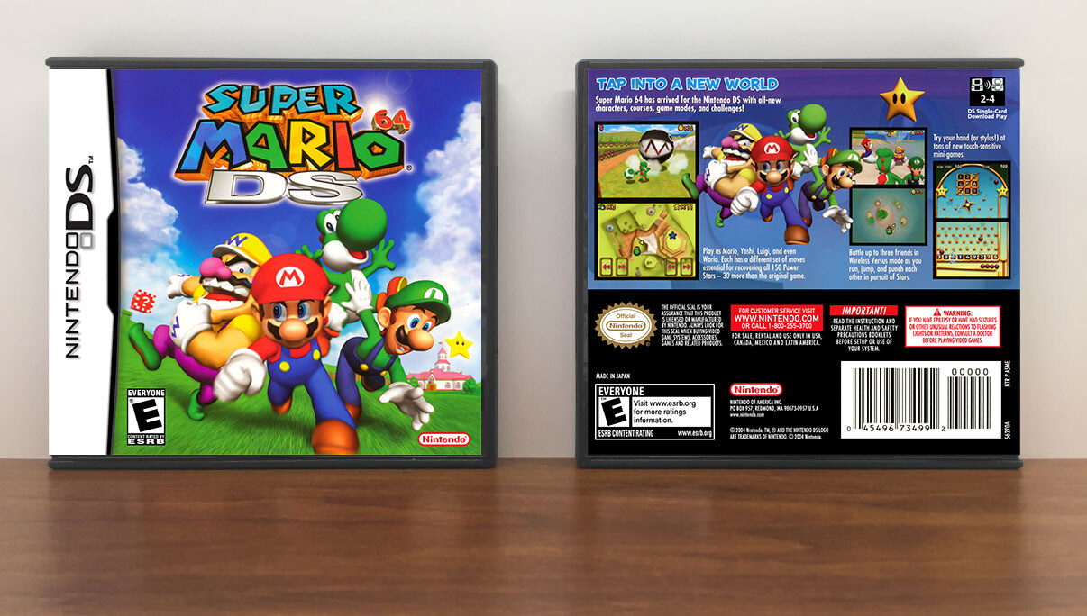 Super Mario 64 DS - DS Game Case