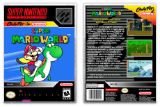 Super Mario World - SNES Video Game Case