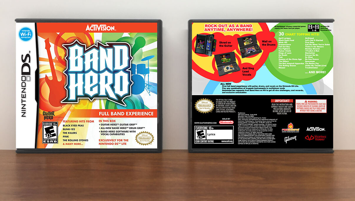 Band Hero - DS Game Case