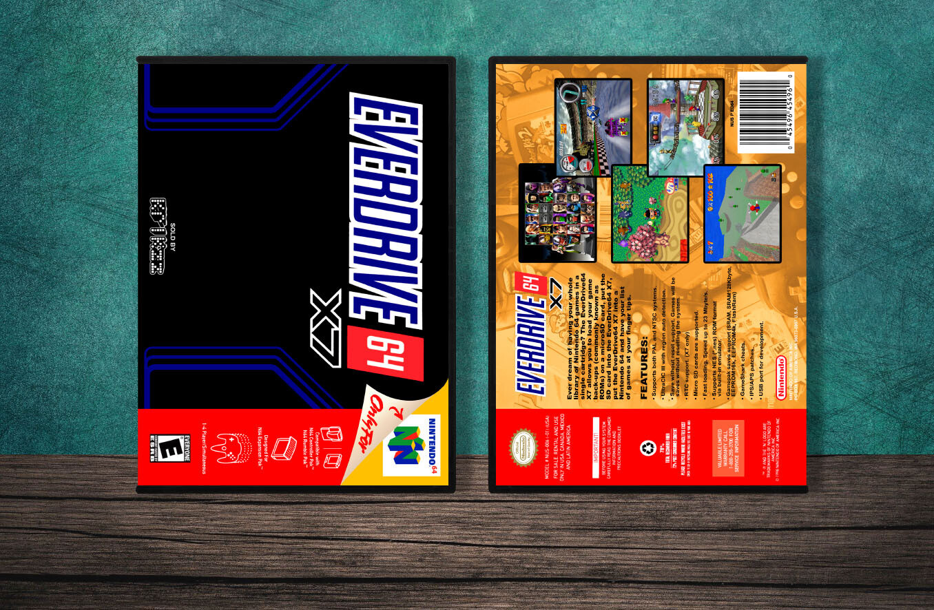 Everdrive 64 X7 - N64 Video Game Case