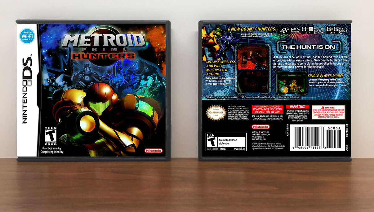 Metroid Prime Hunters - DS Game Case
