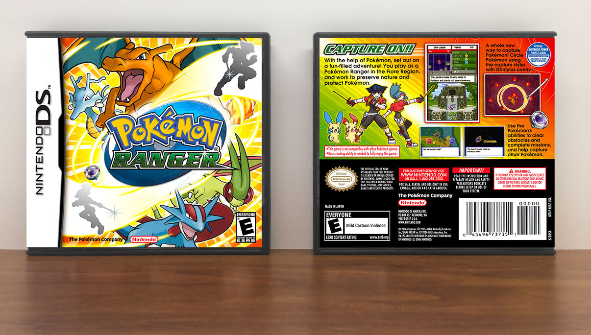 Pokemon Ranger - DS Game Case