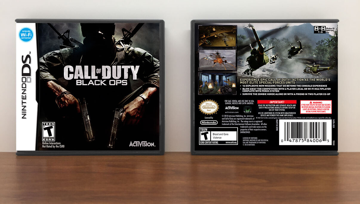 Call of Duty: Black Ops - DS Game Case