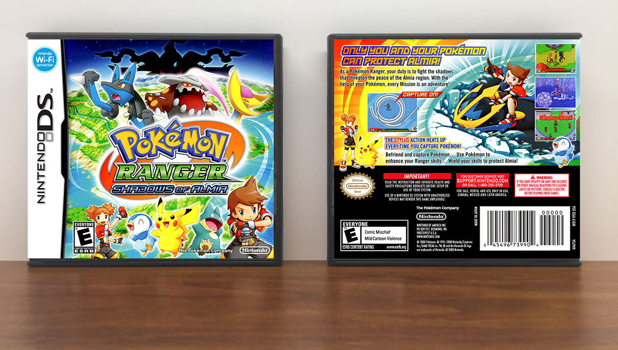 Pokemon Ranger: Shadows of Almia - DS Game Case