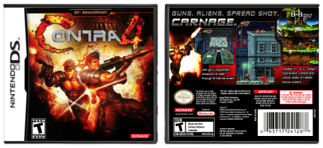 Contra 4 - DS Game Case