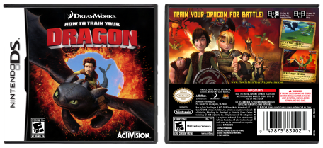 How to Train Your Dragon - DS Game Case