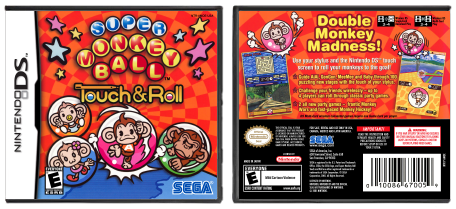 Super Monkey Ball: Touch & Roll - DS Game Case