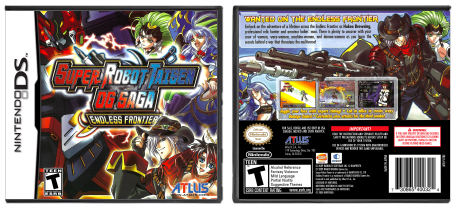 Super Robot Taisen OG Saga: Endless Frontier - DS Game Case