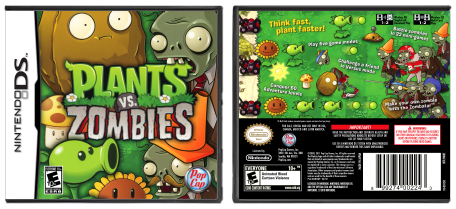 Plants vs. Zombies - DS Game Case