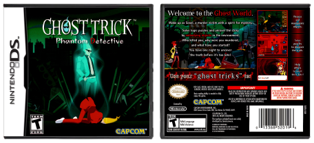 Ghost Trick: Phantom Detective - DS Game Case