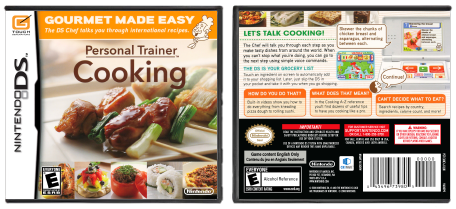 Personal Trainer: Cooking - DS Game Case