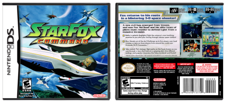Star Fox Command - DS Game Case