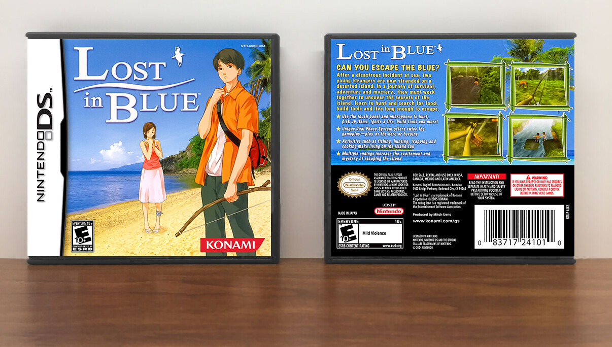 Lost in Blue - DS Game Case