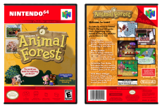 Animal Forest - N64 Video Game Case