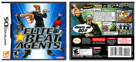 Elite Beat Agents - DS Game Case