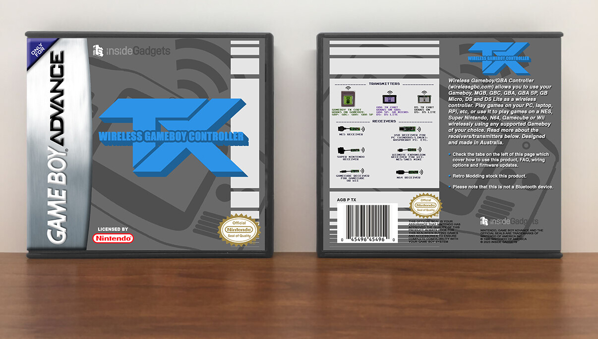 TX Wireless Game Boy Controller