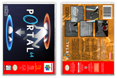 Portal 64 - N64 Video Game Case
