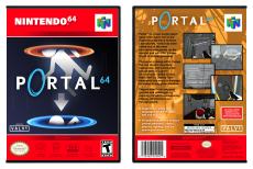 Portal 64 - N64 Video Game Case