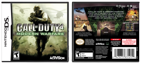 Call of Duty 4: Modern Warfare - DS Game Case
