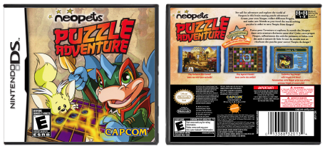 Neopets Puzzle Adventure - DS Game Case