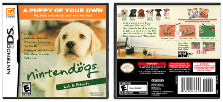 Nintendogs: Lab and Friends - DS Game Case