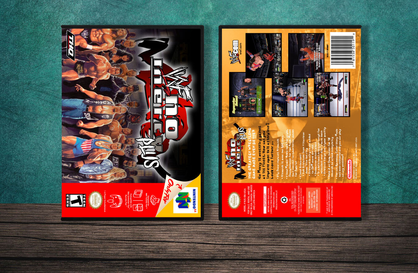 WWF No Mercy Plus - N64 Video Game Case