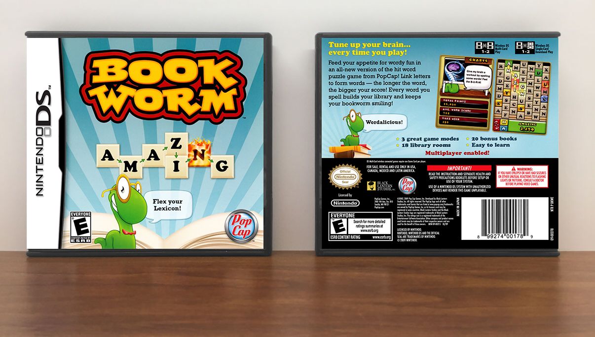 Bookworm - DS Game Case