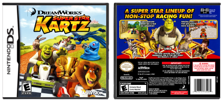 DreamWorks Super Star Kartz - DS Game Case