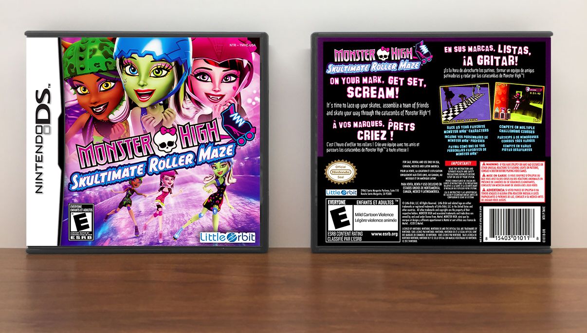 Monster High: Skultimate Roller Maze - DS Game Case
