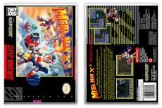 Mega Man X3 - SNES Video Game Case