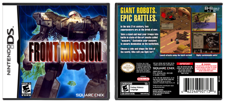 Front Mission - DS Game Case