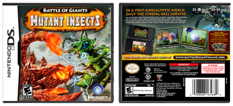 Battle of Giants: Mutant Insects - DS Game Case