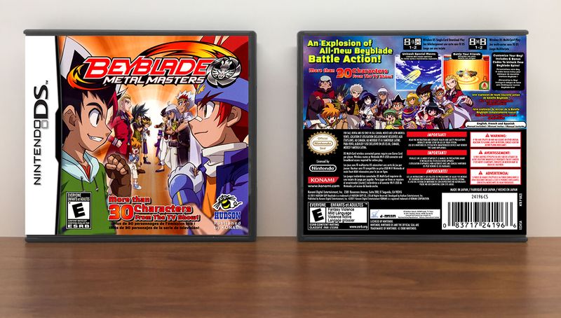 Beyblade: Metal Masters - DS Game Case